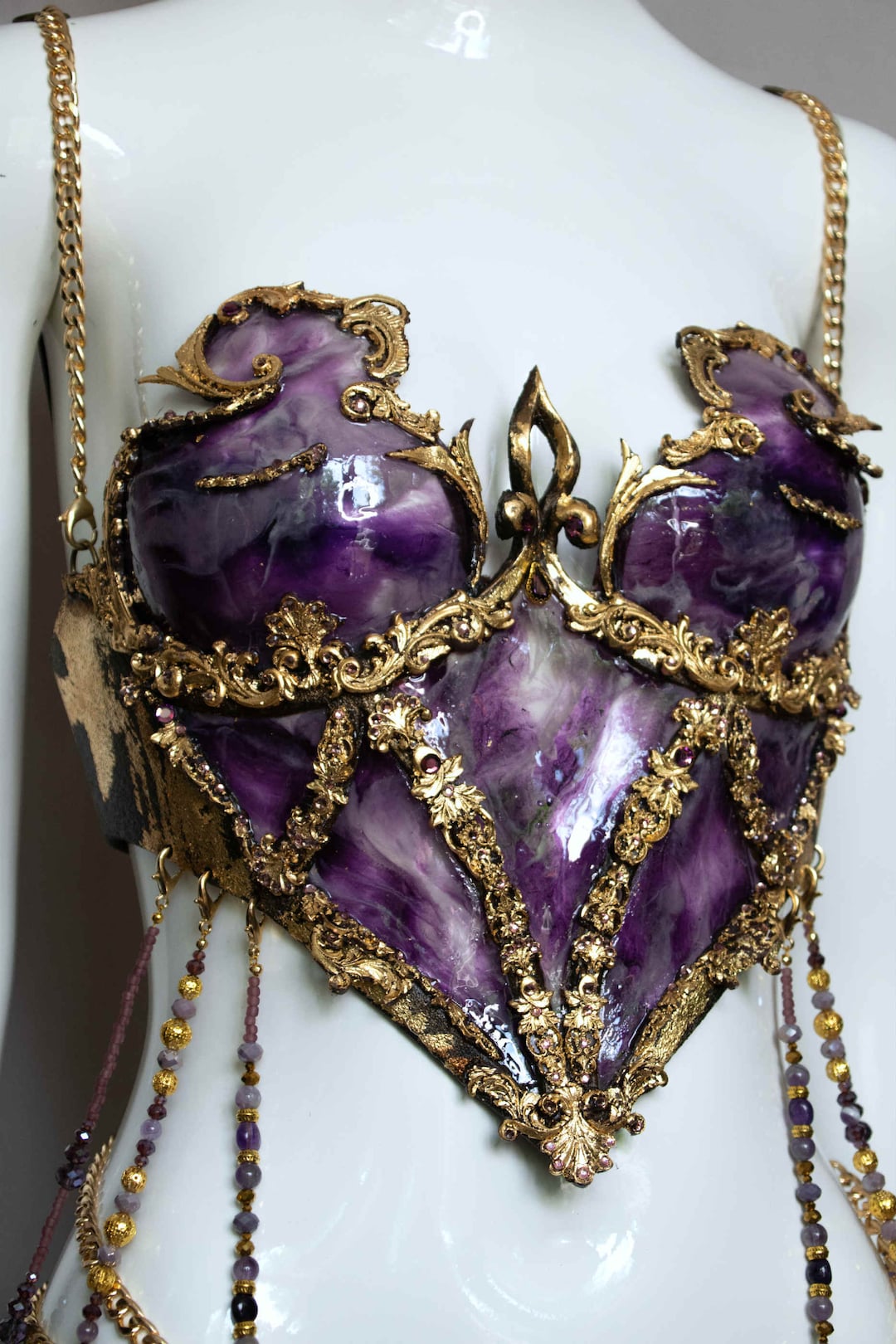 Amethyst Corset, Original Design. Made to Size - Etsy
