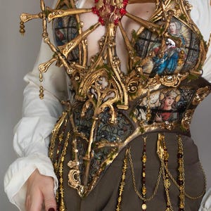Stained Glass Full Corset - Etsy