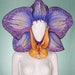 Handmade Orchid Mask: Unique Floral Costume - Etsy
