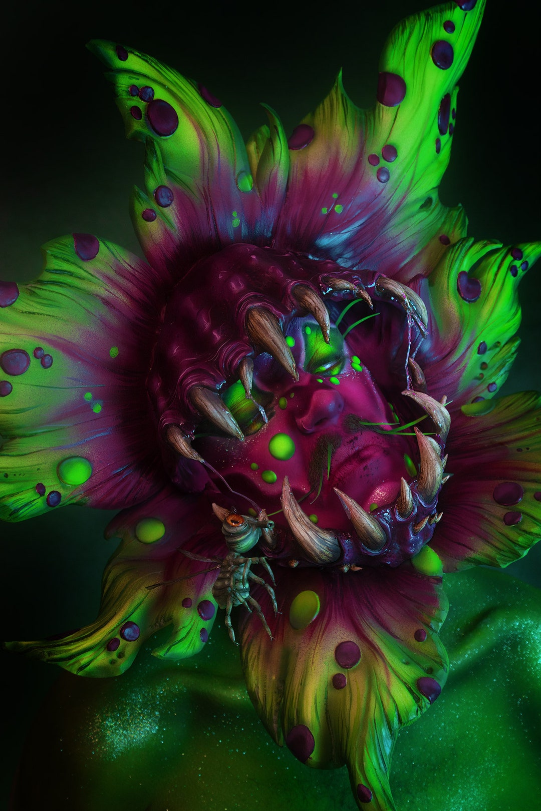 Venus Flytrap Mask Etsy