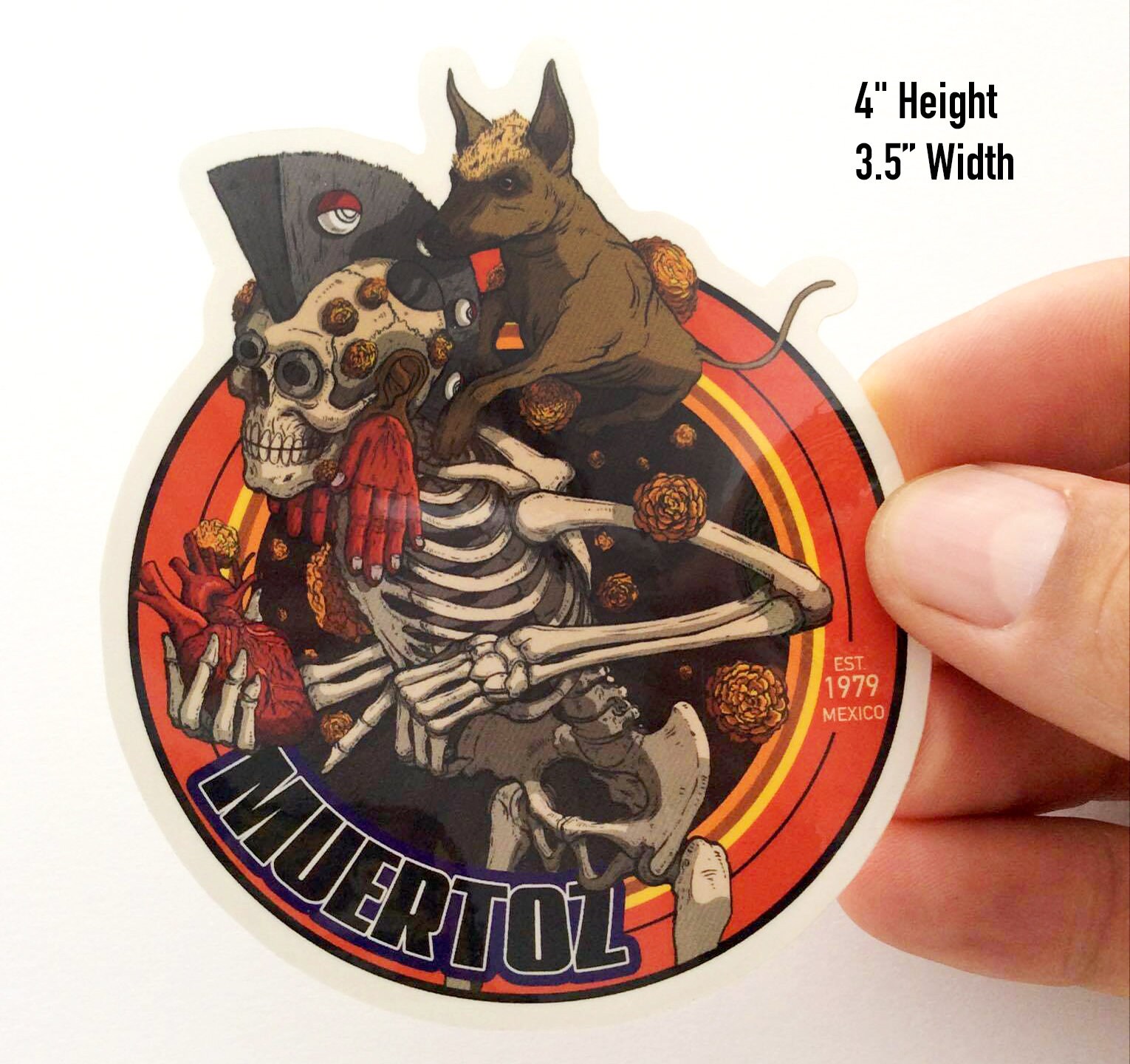 Skull Vinyl Sticker - Etsy