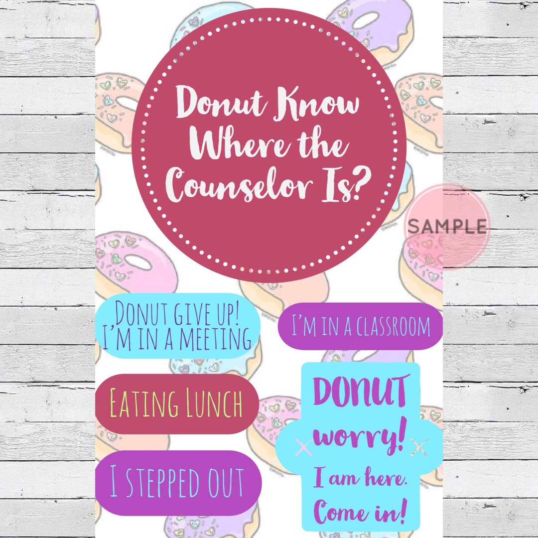 School Counselor Office Decor, Door Sign, Counselor Gift, Where is the ...