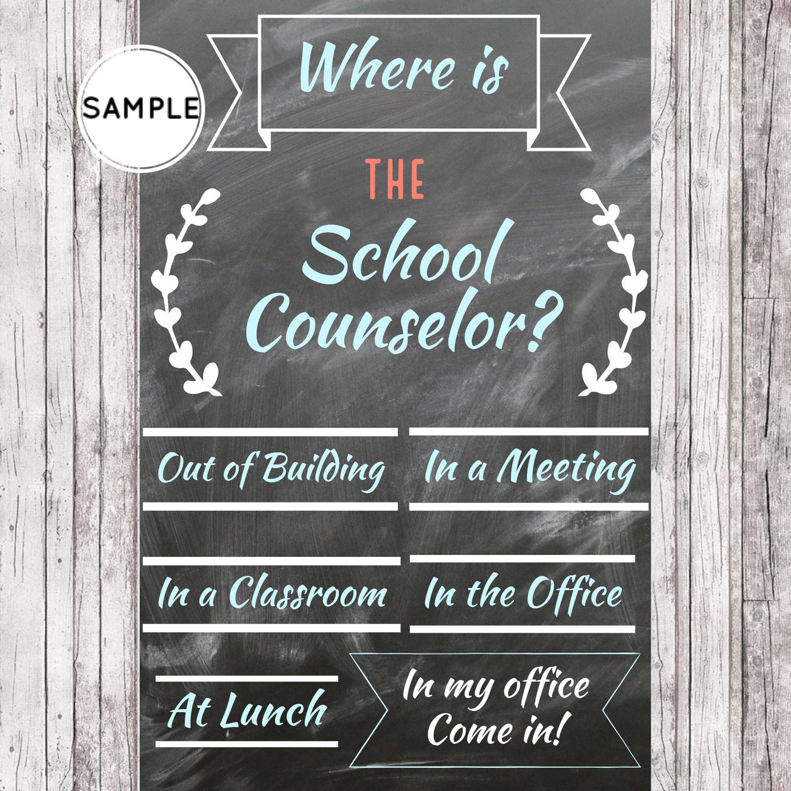 School Counselor Office Decor, Counselor Office Sign, Counselor Gift ...
