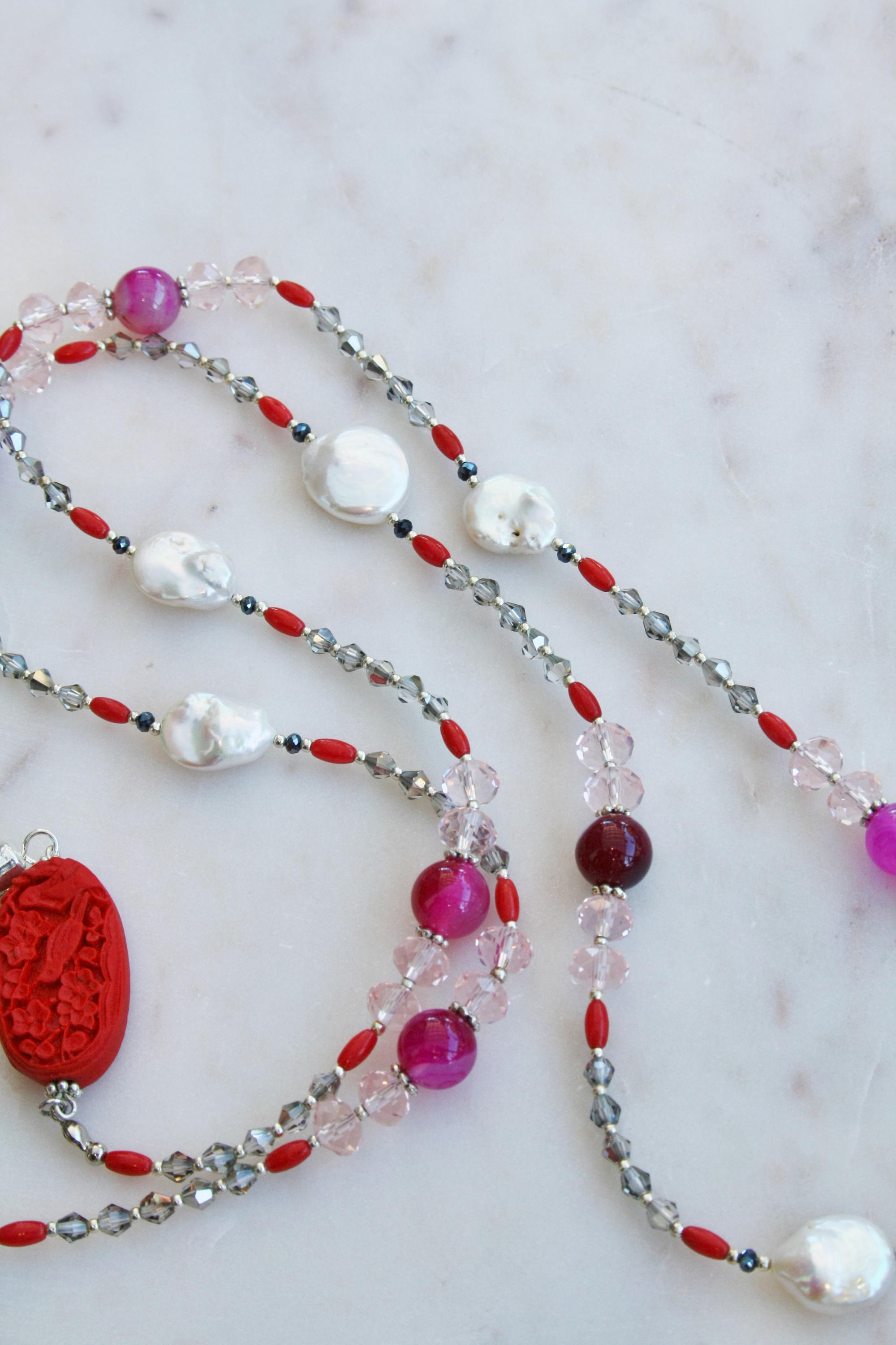 Open Ended Red Chinoiserie Cinnabar Bird Cherry Blossom - Etsy