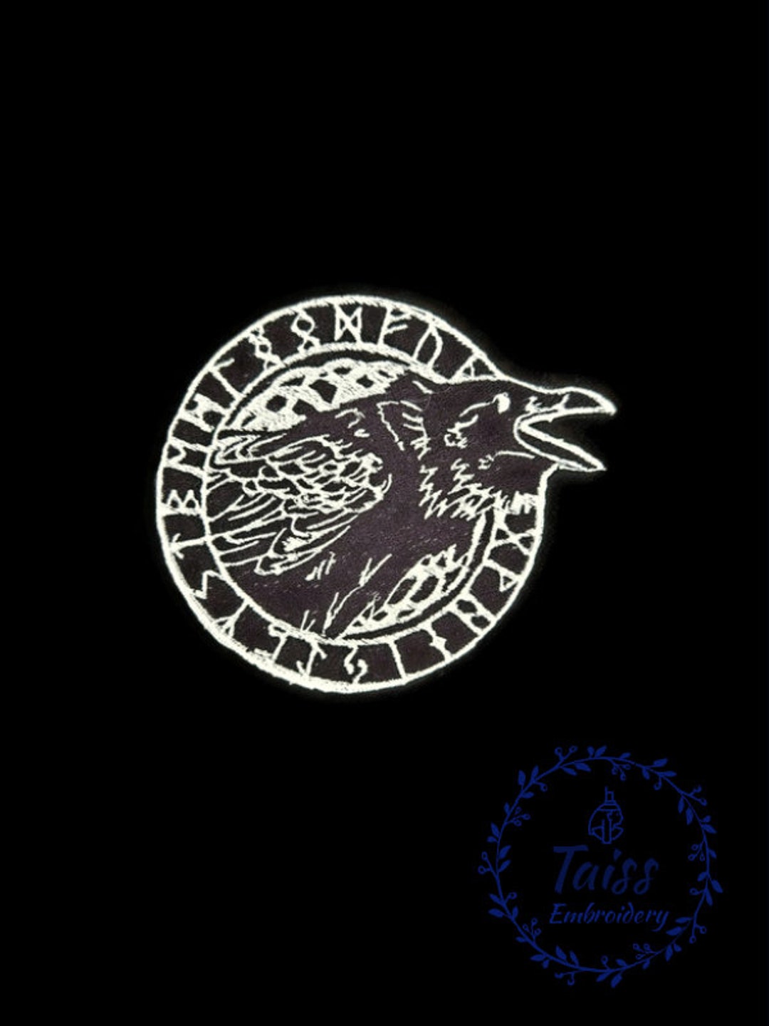Raven Odin's, Viking Patch, Crow Goth Patch, Iron On - Etsy