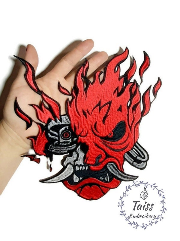 Cyberpunk patch Samurai patch Demon devil patches Japan | Etsy