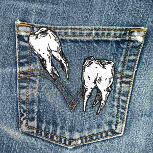 Human Wisdom Teeth Patch • Set 2 P • Witch Patch • Punk Patch • Gothic ...