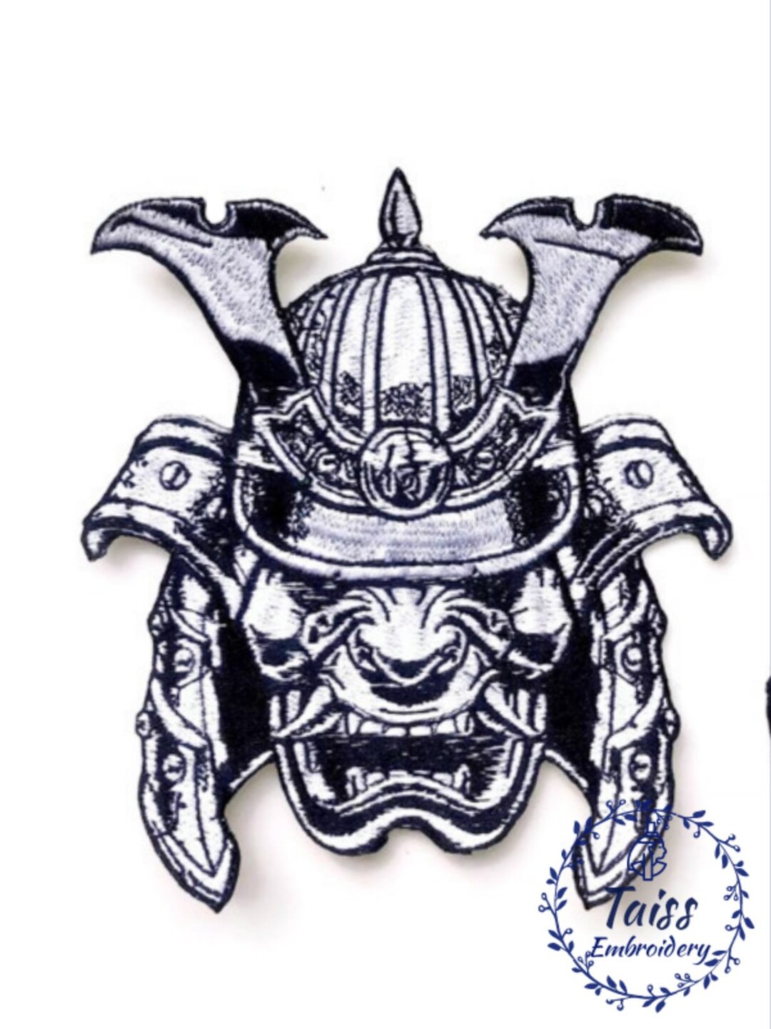 Oni Demon Patch, Back Patch, Samurai, , Embroidered Iron on Patch - Etsy