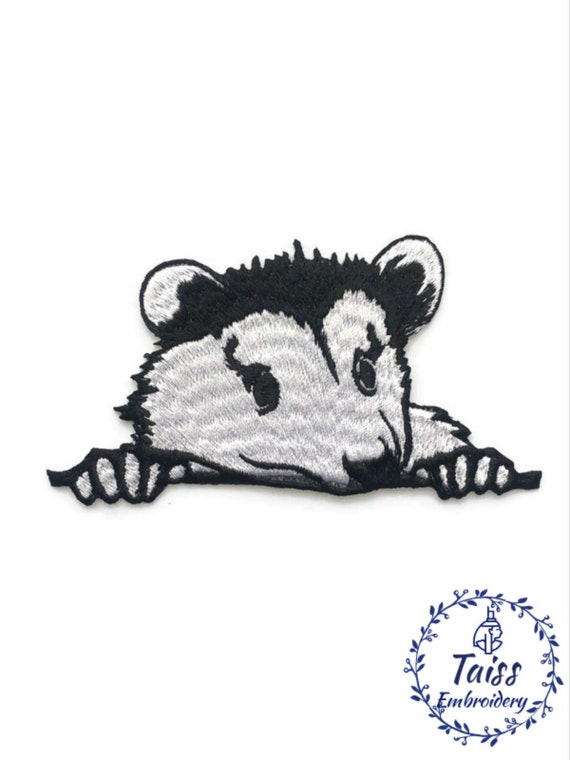 Possum Gothic Patcheswolverine Embroidered Patchpunk Wild - Etsy