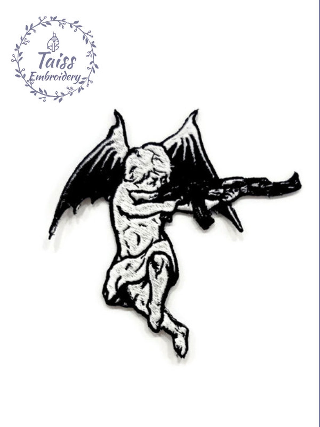 Angel, Evil Cherub Patch, Demon Goth Patch, Back Patch, Punk Patch for ...