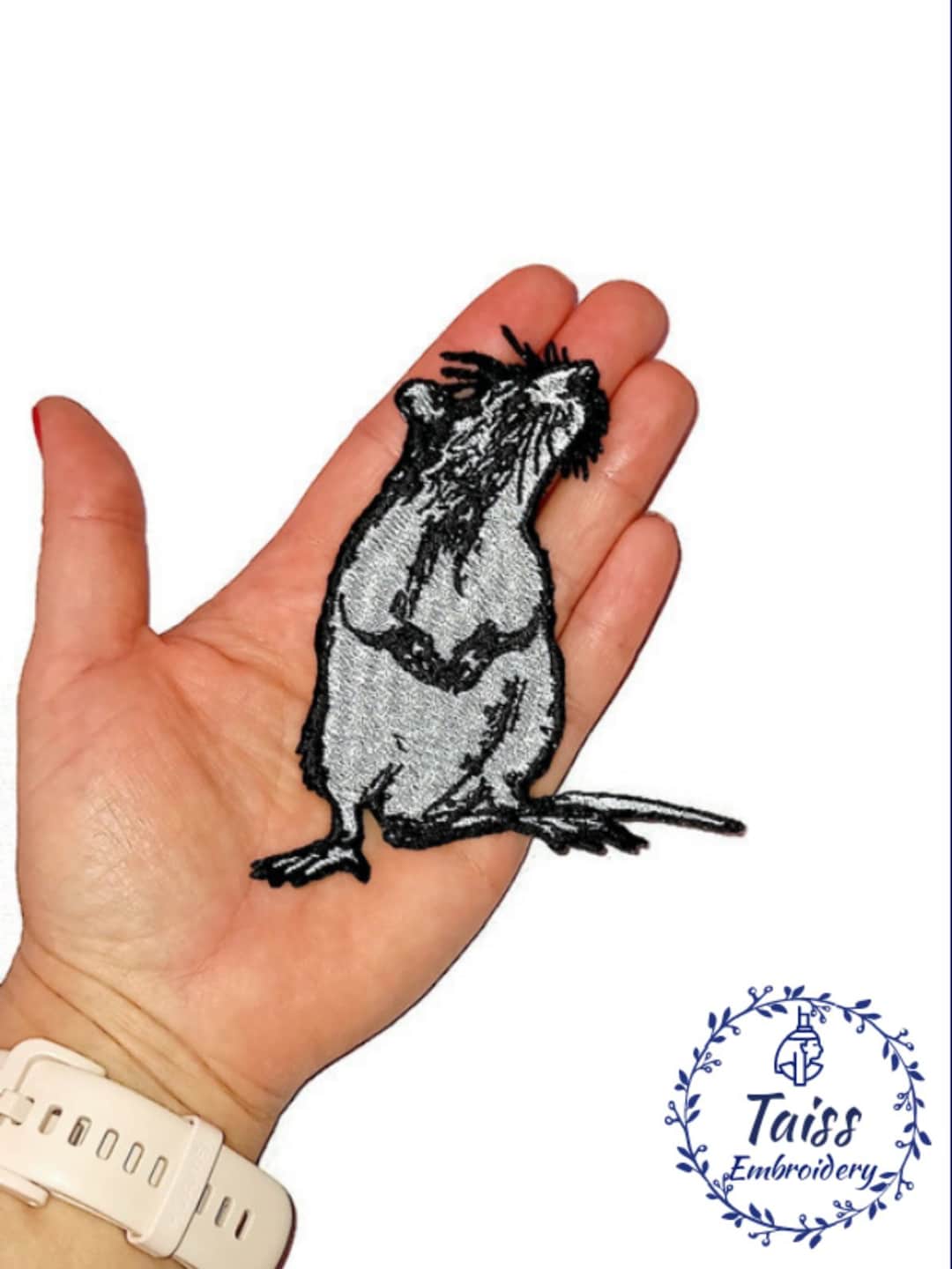 Goth Rat Iron-on Patch, Clothing Patches - Etsy