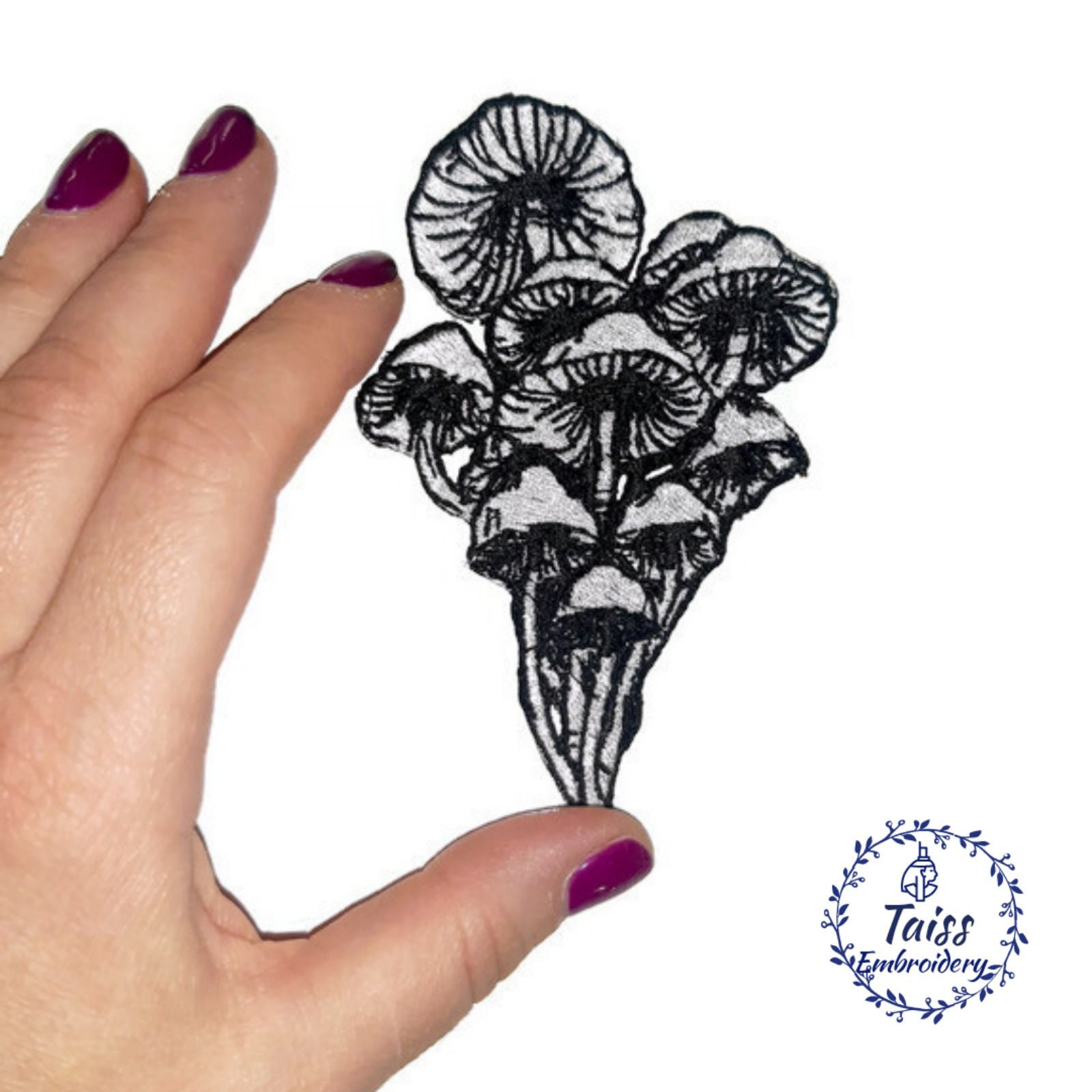 Mushrooms Patch Minimalist Patchdark Mori Toadstool Patch - Etsy