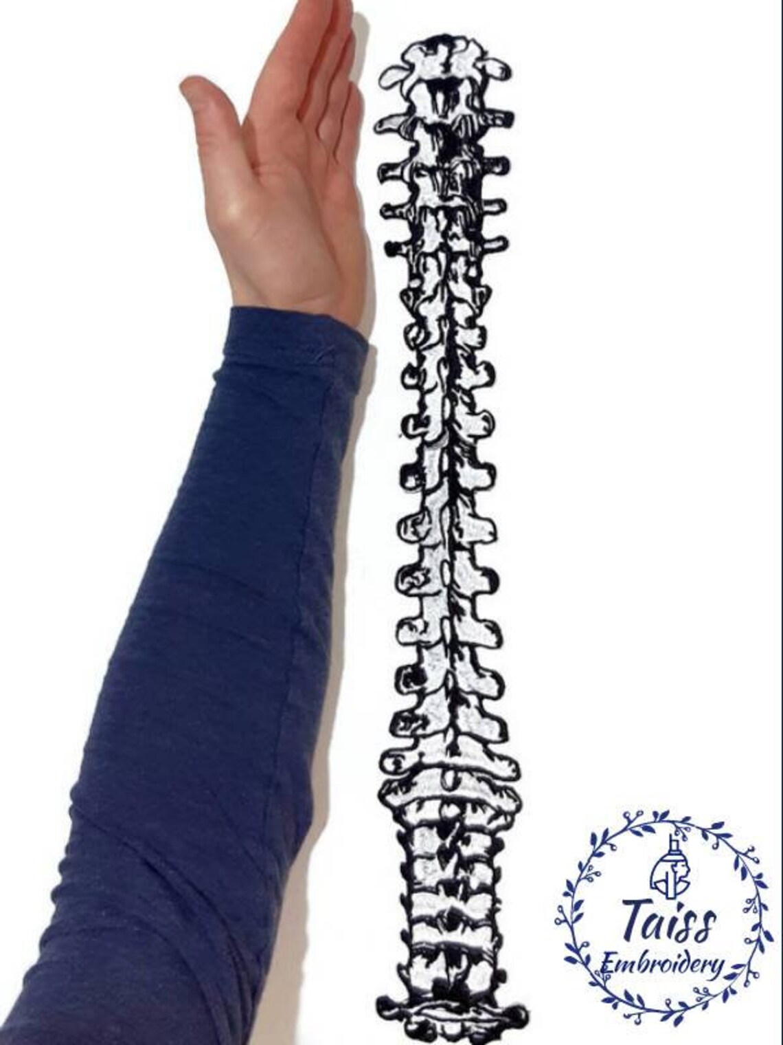 Spine Back Patch Patch Bone Large Patch Natural Size - Etsy