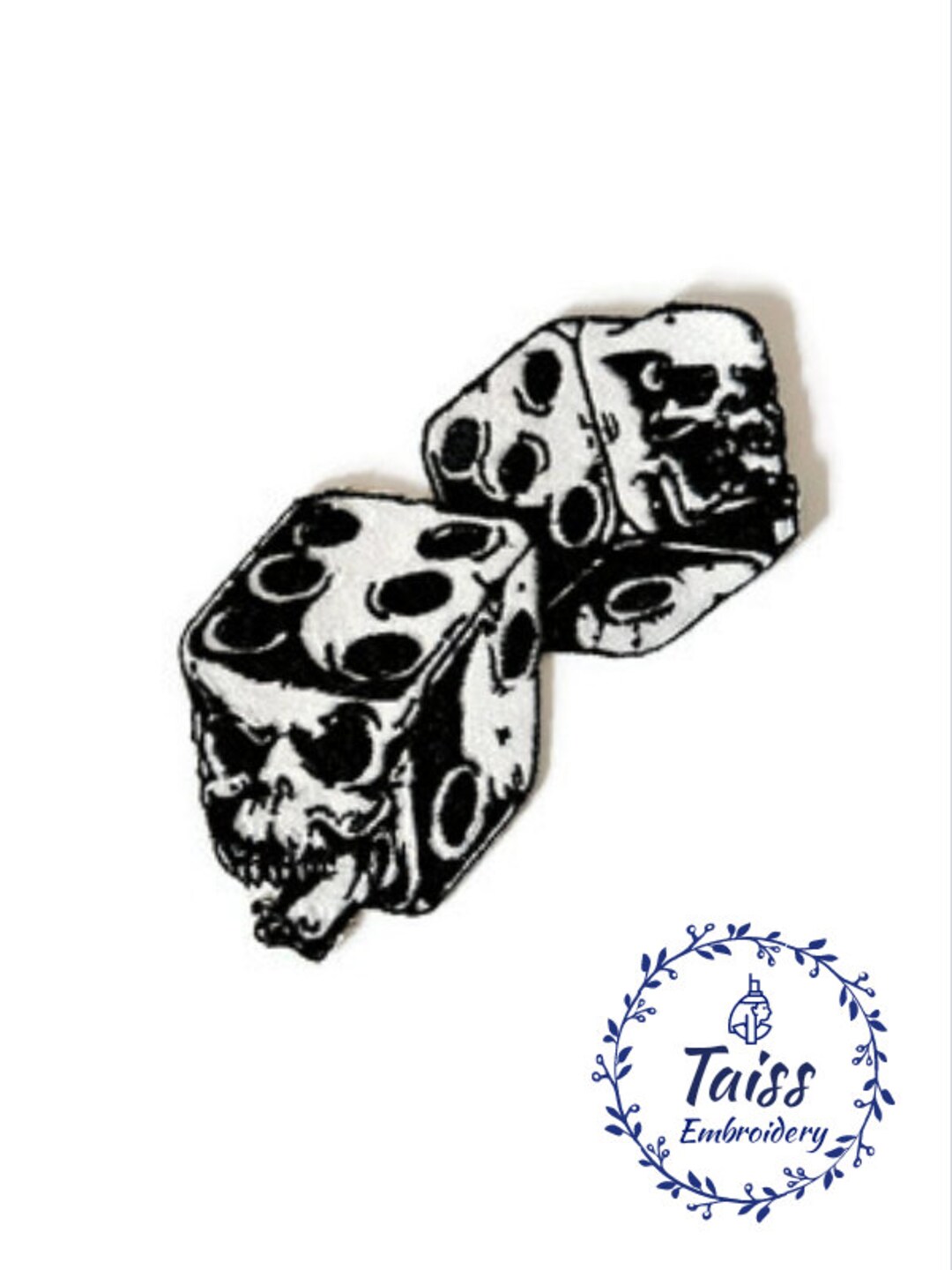 Dice Horror Large Iron on Patch - Etsy