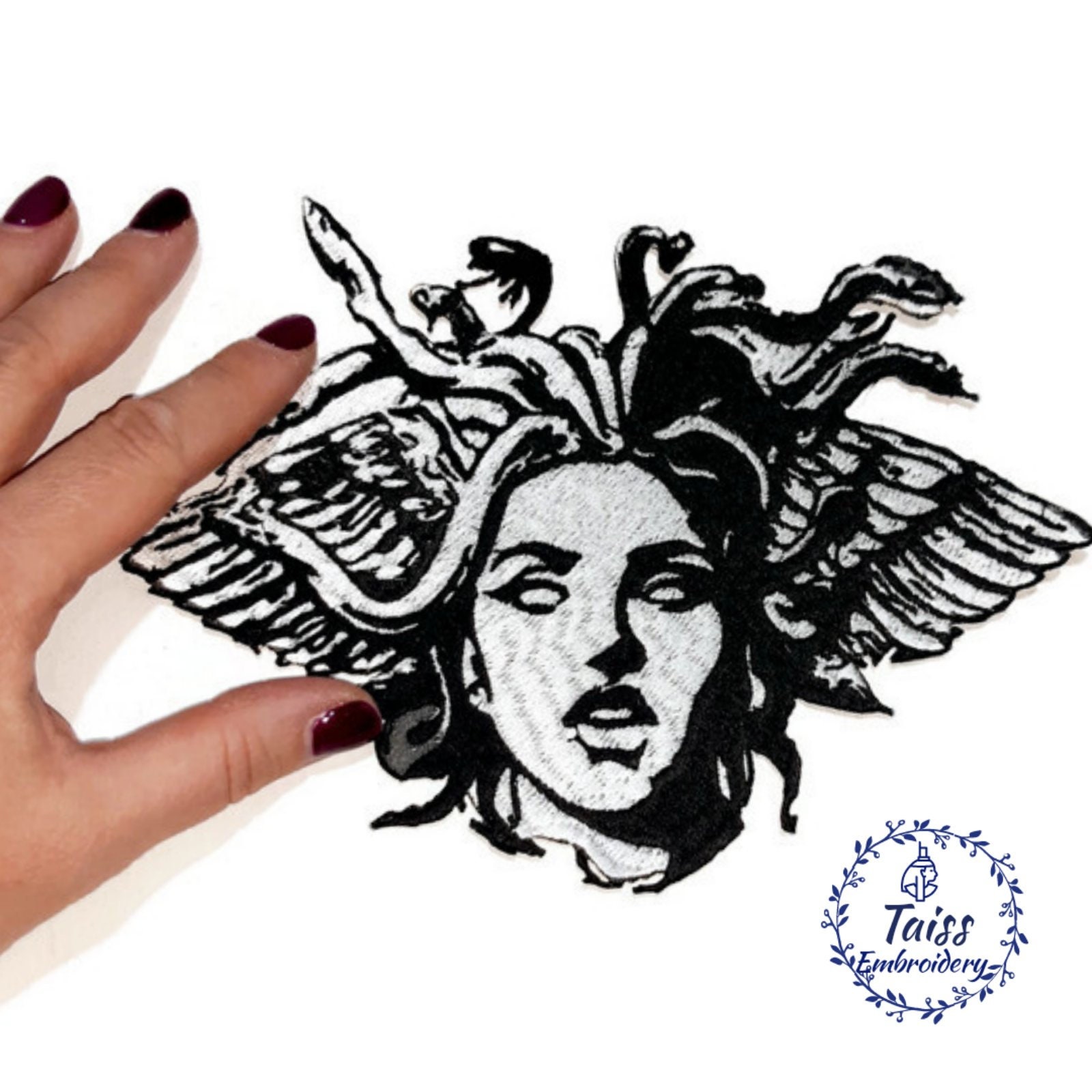 Gorgon Medusa Patch• Punk Fashion Patch• Large Iron Onу Patch ...