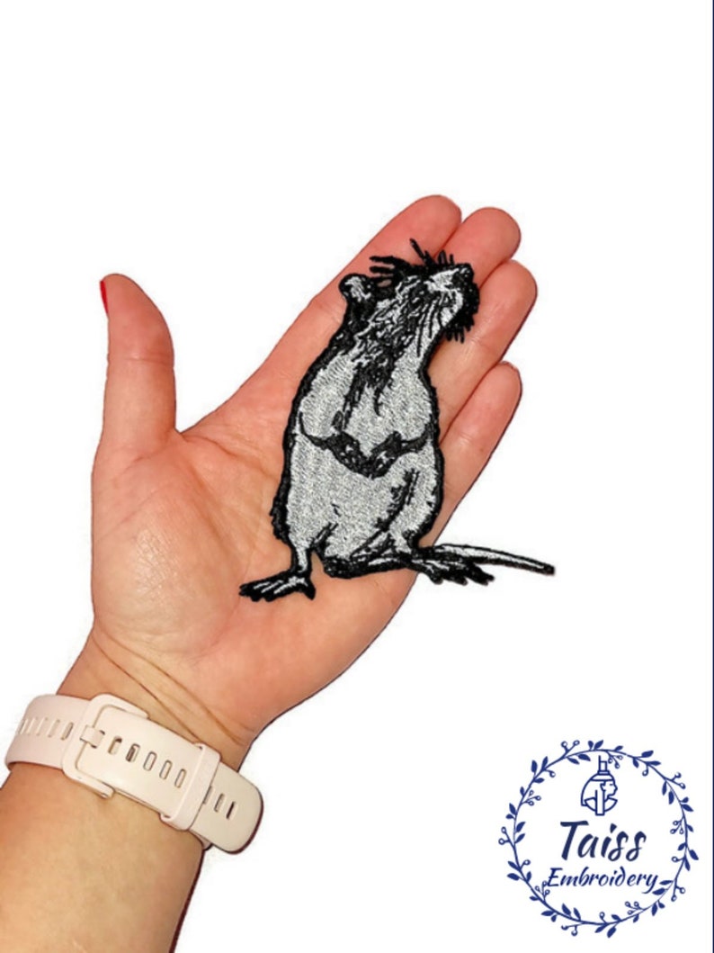 Rat Patch Possum Mouse Goth Patch Iron on Patch - Etsy