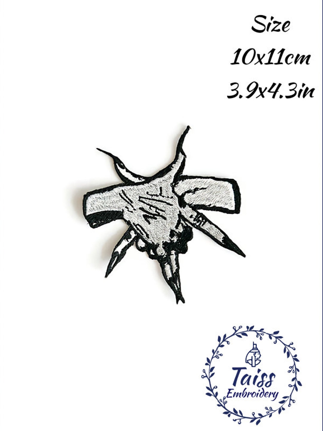 Goth Patch Hands Punk Large Iron-on Patch Pentagram - Etsy