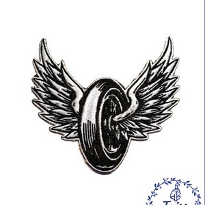 Hot Flying Wheel Patch, Biker Patch, Motorcycle Patch - Etsy