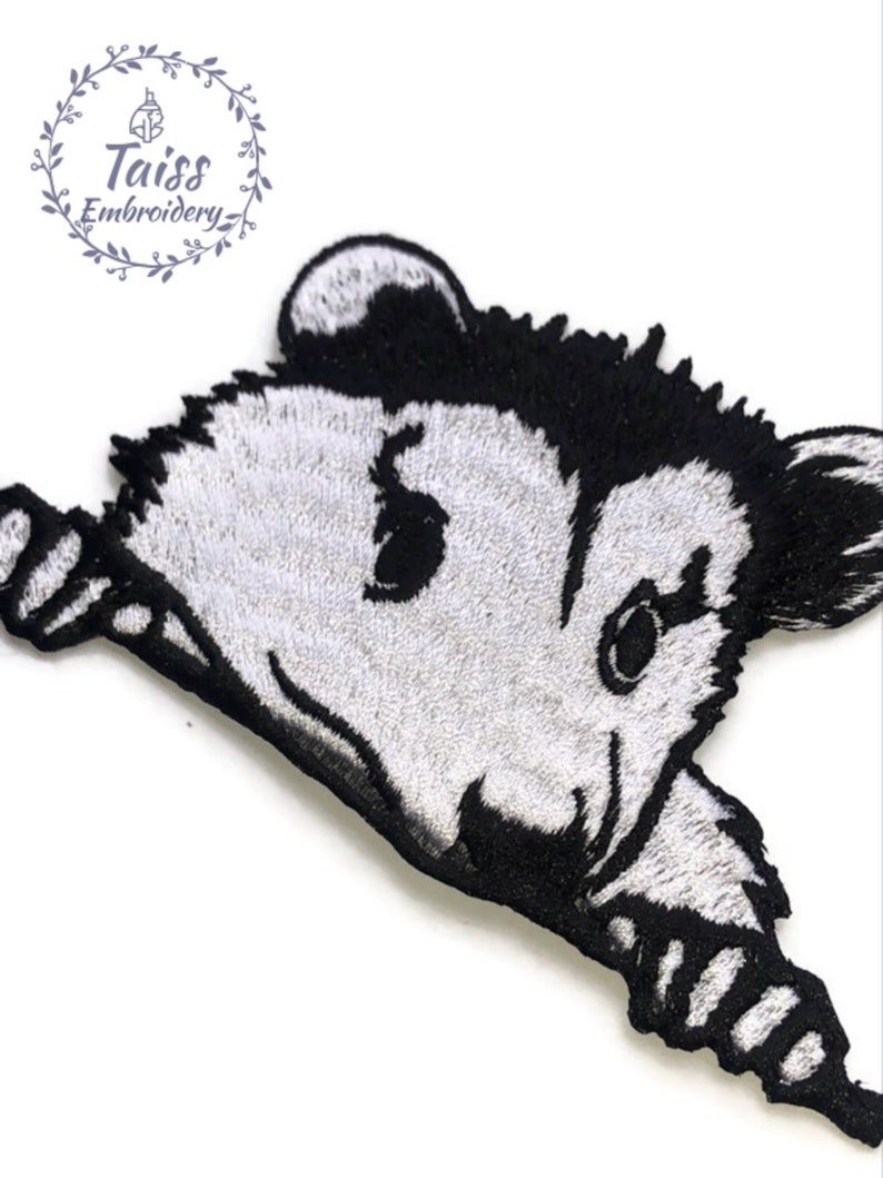 Possum Gothic Patcheswolverine Embroidered Patchpunk Wild - Etsy
