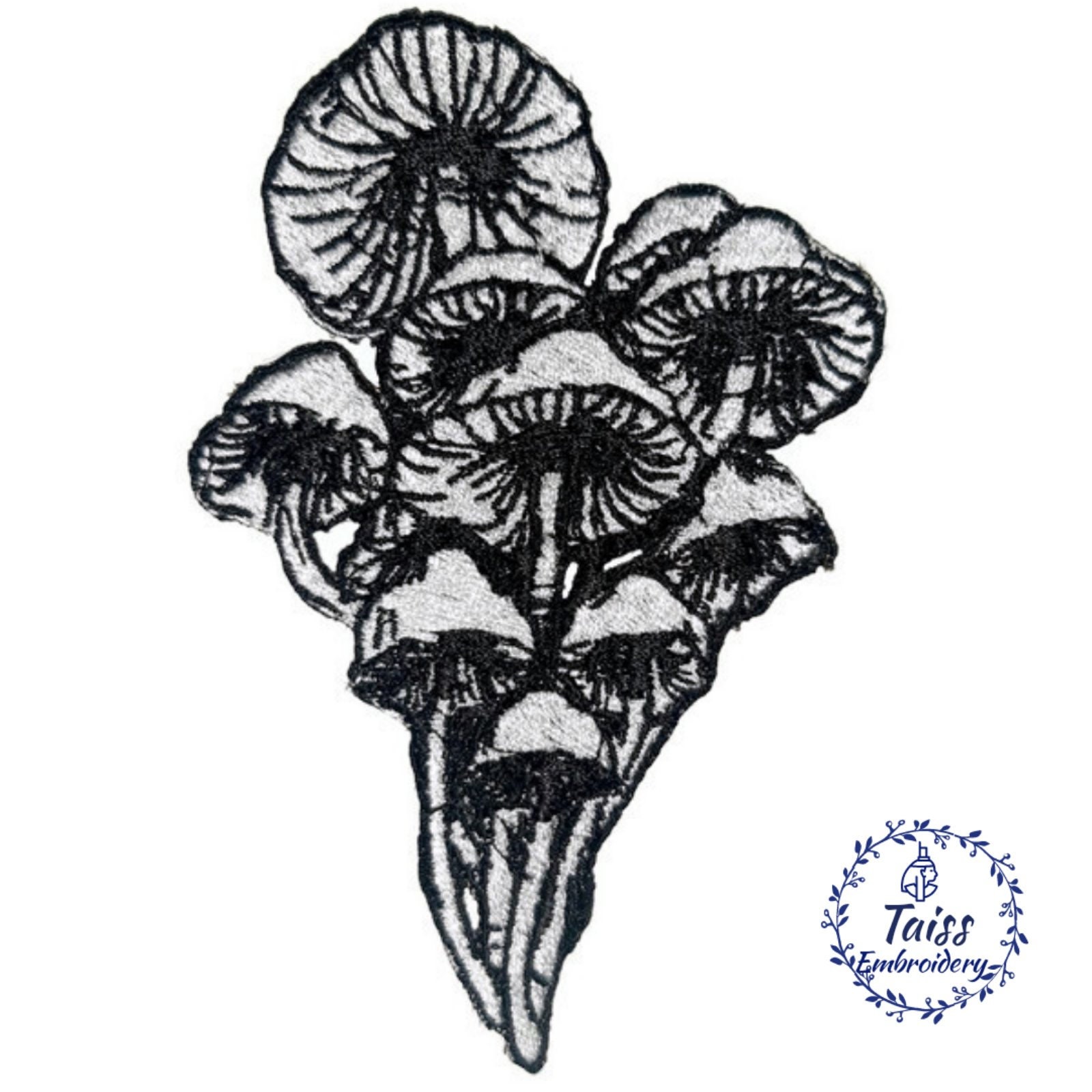 Mushrooms Patch Minimalist Patchdark Mori Toadstool Patch - Etsy