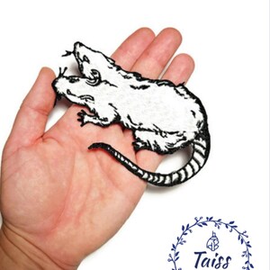 Rat Patch, Punk Possum, Mouse, Wild Possum Patch - Etsy