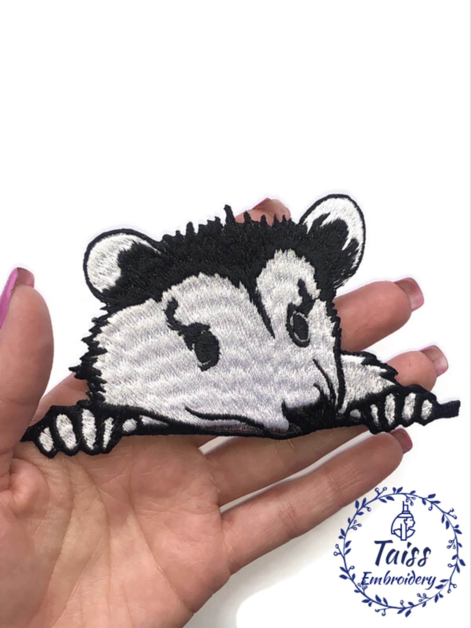 Possum Gothic Patcheswolverine Embroidered Patchpunk Wild - Etsy