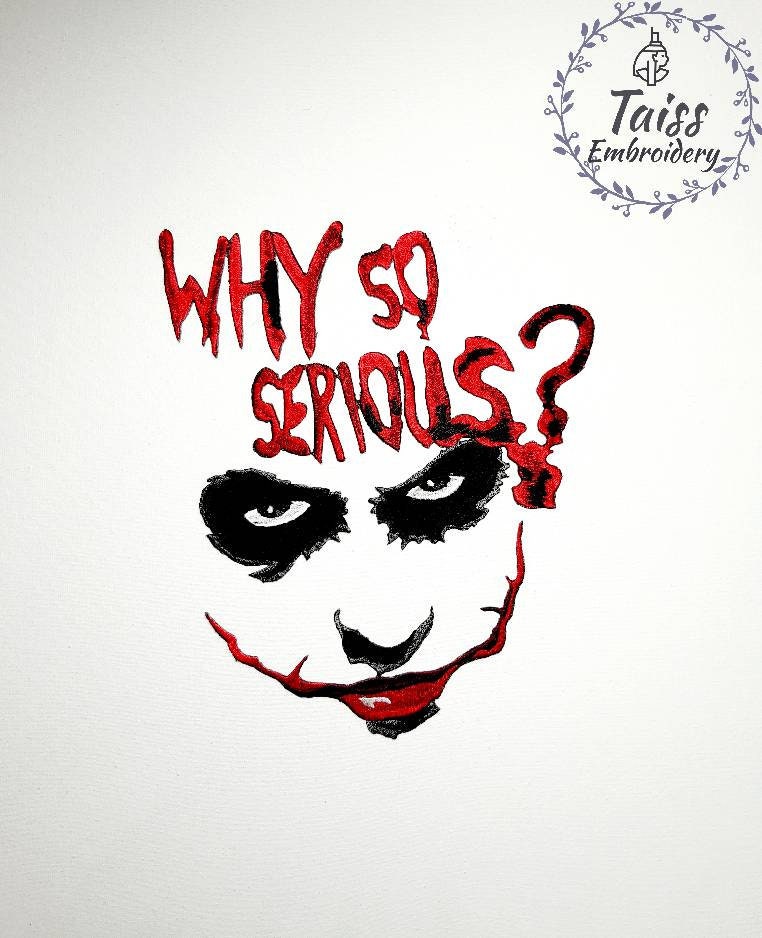 Joker Large Patch Iron On Monster Patch - Etsy