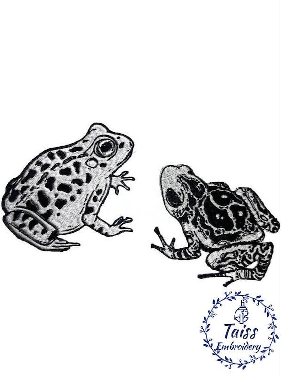 Frog Toad Patch for Jacket Goth Patch Embroidered Iron on - Etsy