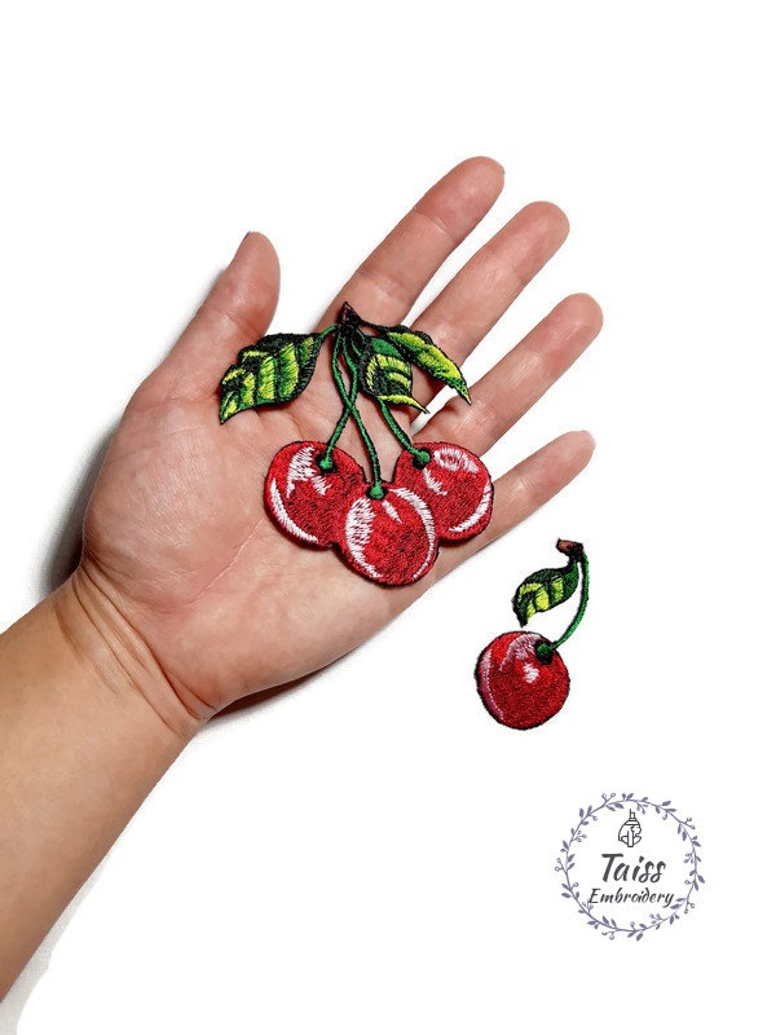 Cherry Patches Fruit Patch Berry Embroidered Iron on Patch | Etsy