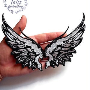 Angel Wings, Goth Patch - Etsy