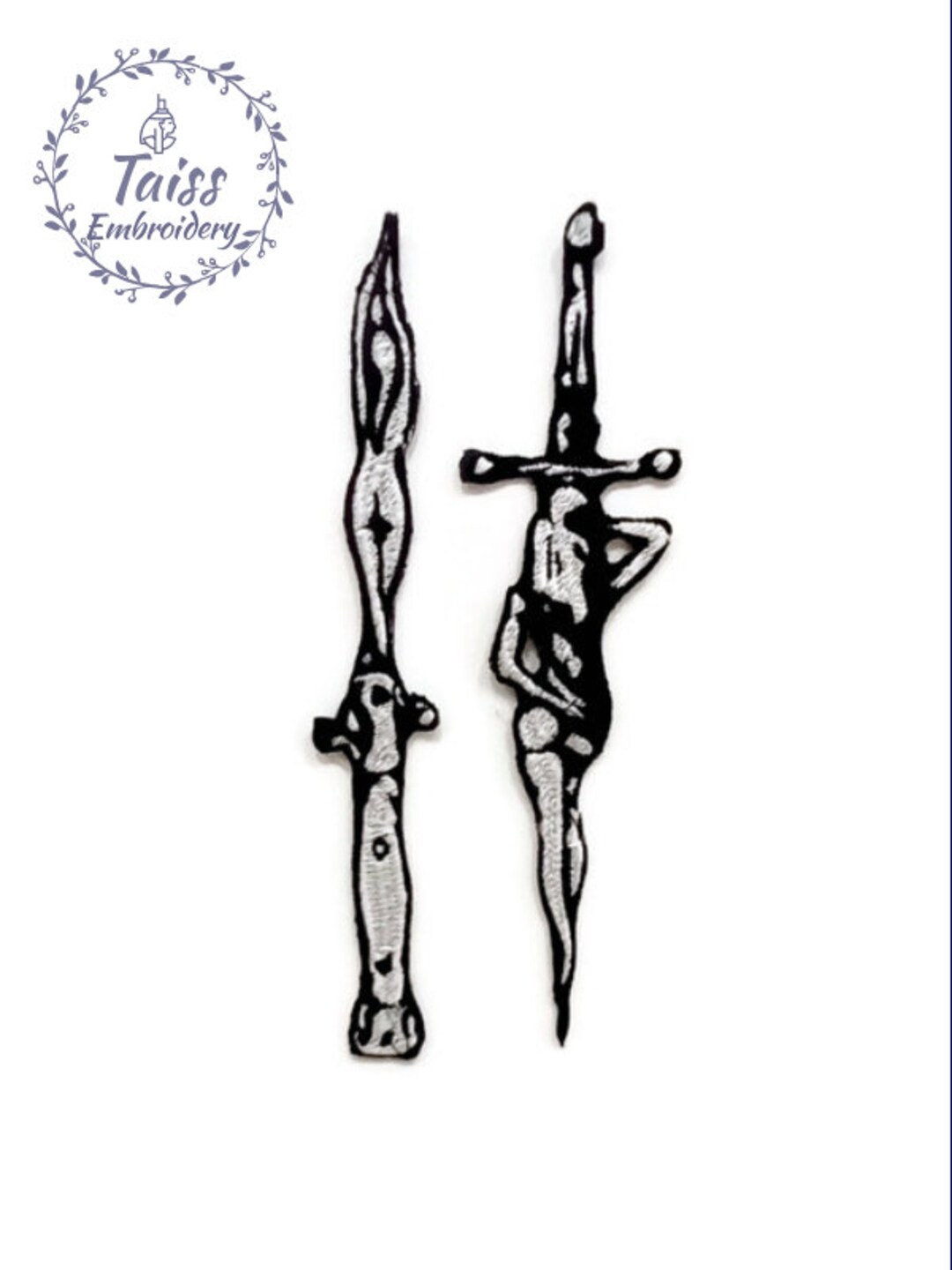 Goth Patch Knives Horrible Patch, Dagger Patch, Weapon Patch, Blade ...