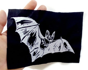 Spooky Bat Pastel Goth Patch Iron on Gothic Halloween Patches Magic ...