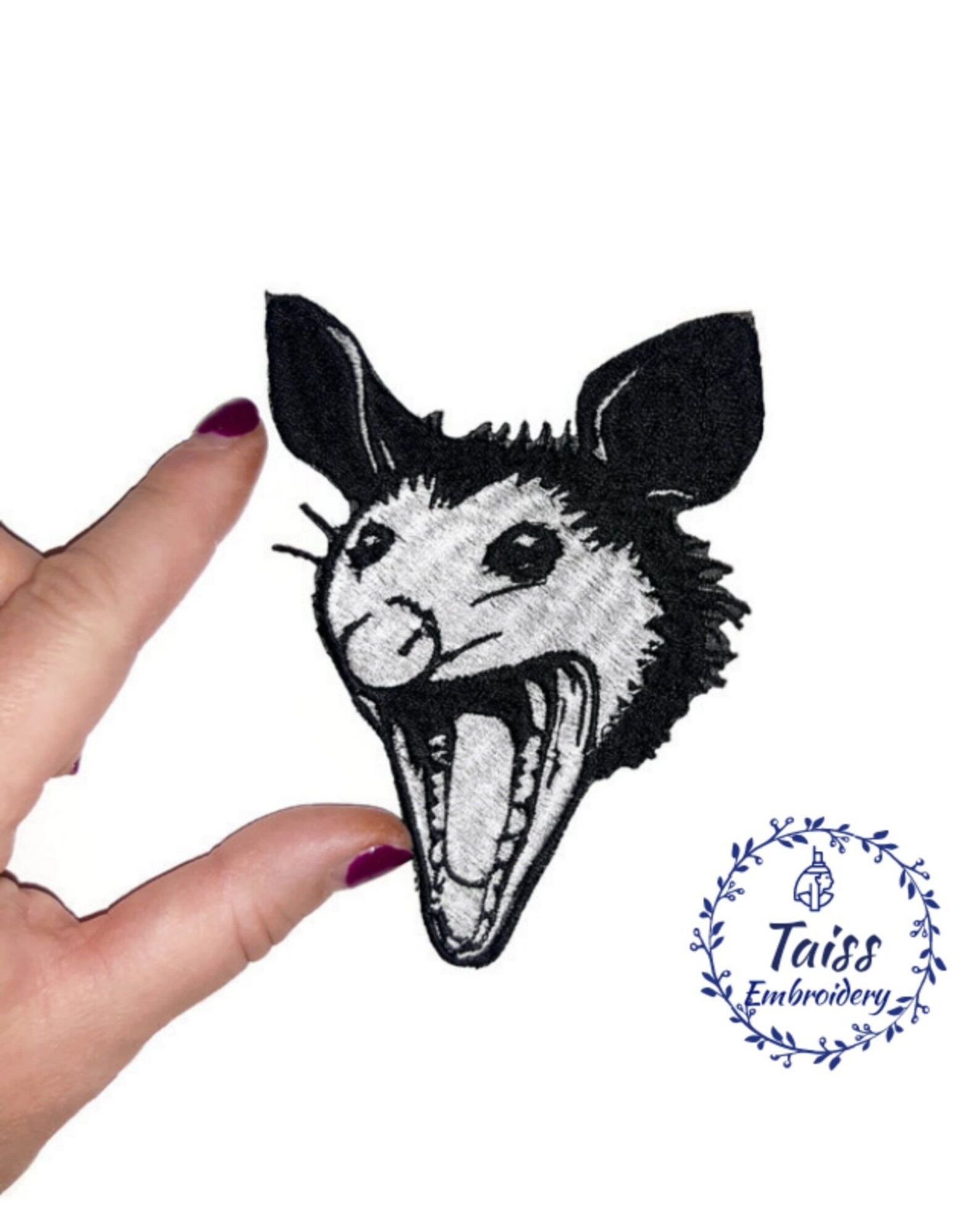 Possum Gothic Patcheswolverine Embroidered Patchpunk Wild - Etsy