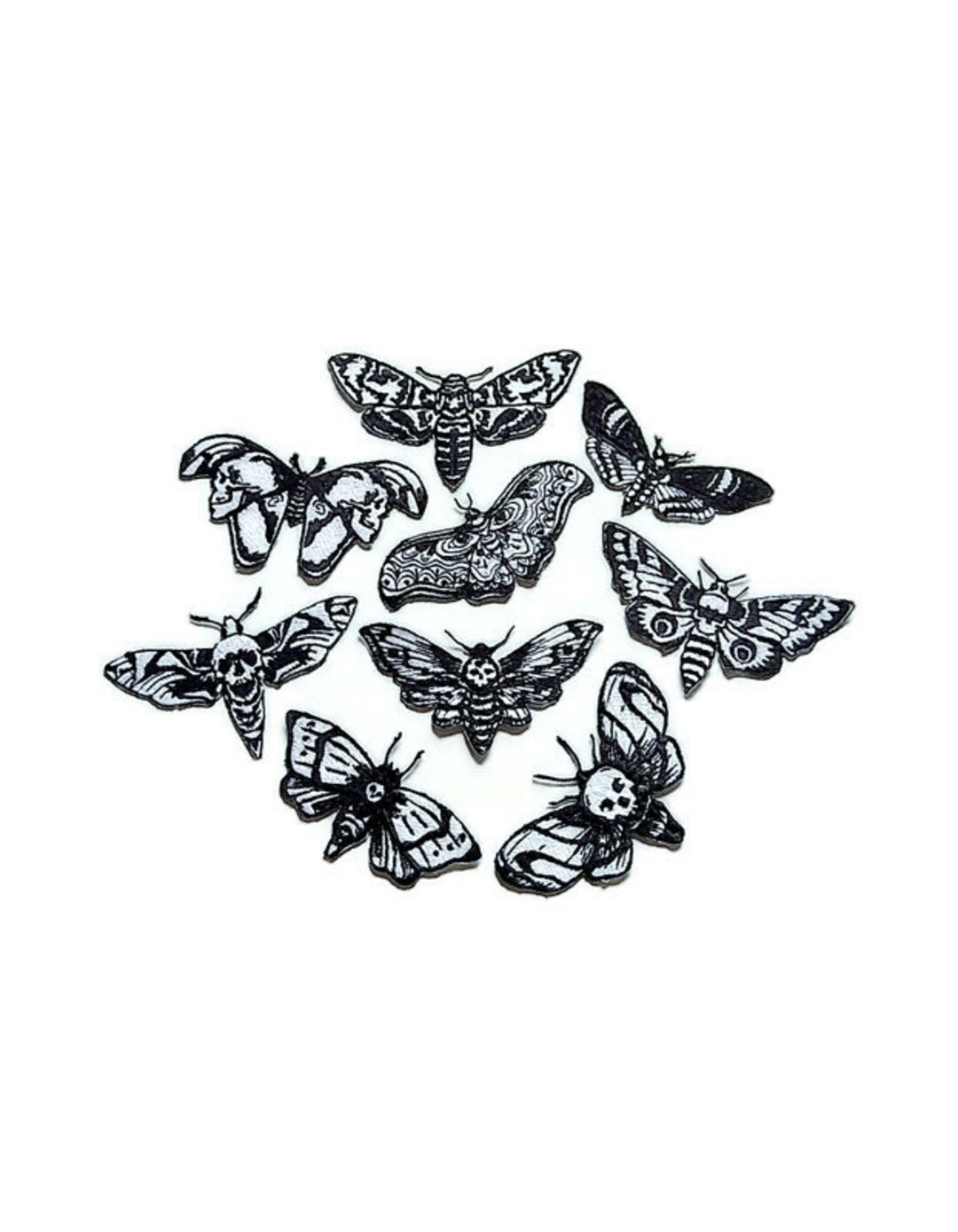 Mothic Large Death Head Patch - Etsy