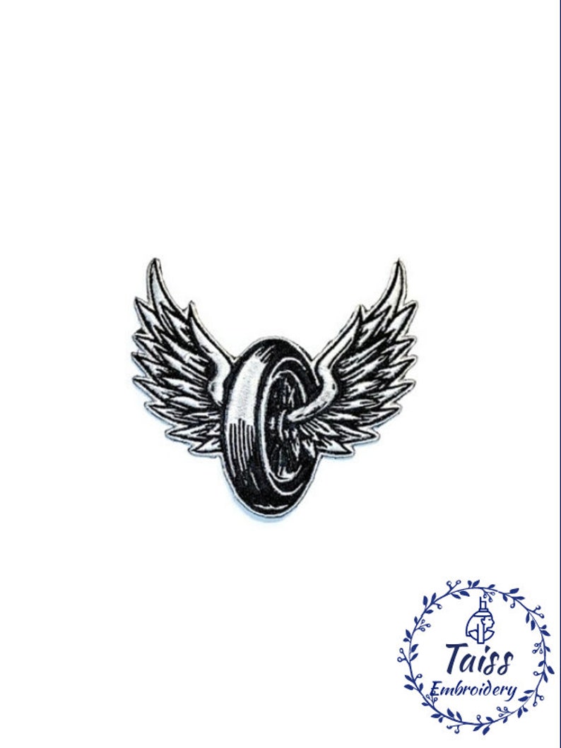 Hot Flying Wheel Patch Biker Patch Motorcycle Patch - Etsy