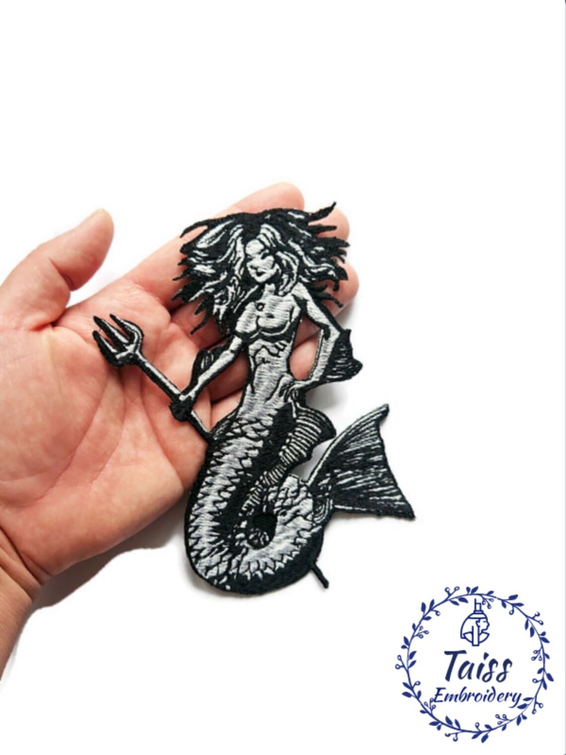 Mystic Mermaid Embellishment Sea Siren Iron-on Mermaid Magic Patch ...