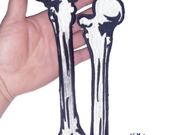 X-ray Knee Patch Iron-on Radiology Broken Bone Doctor - Etsy