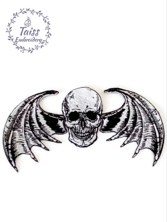 Avenged Sevenfold Skull Bat Logo