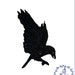 Crow, Embroidered Iron on Patch - Etsy