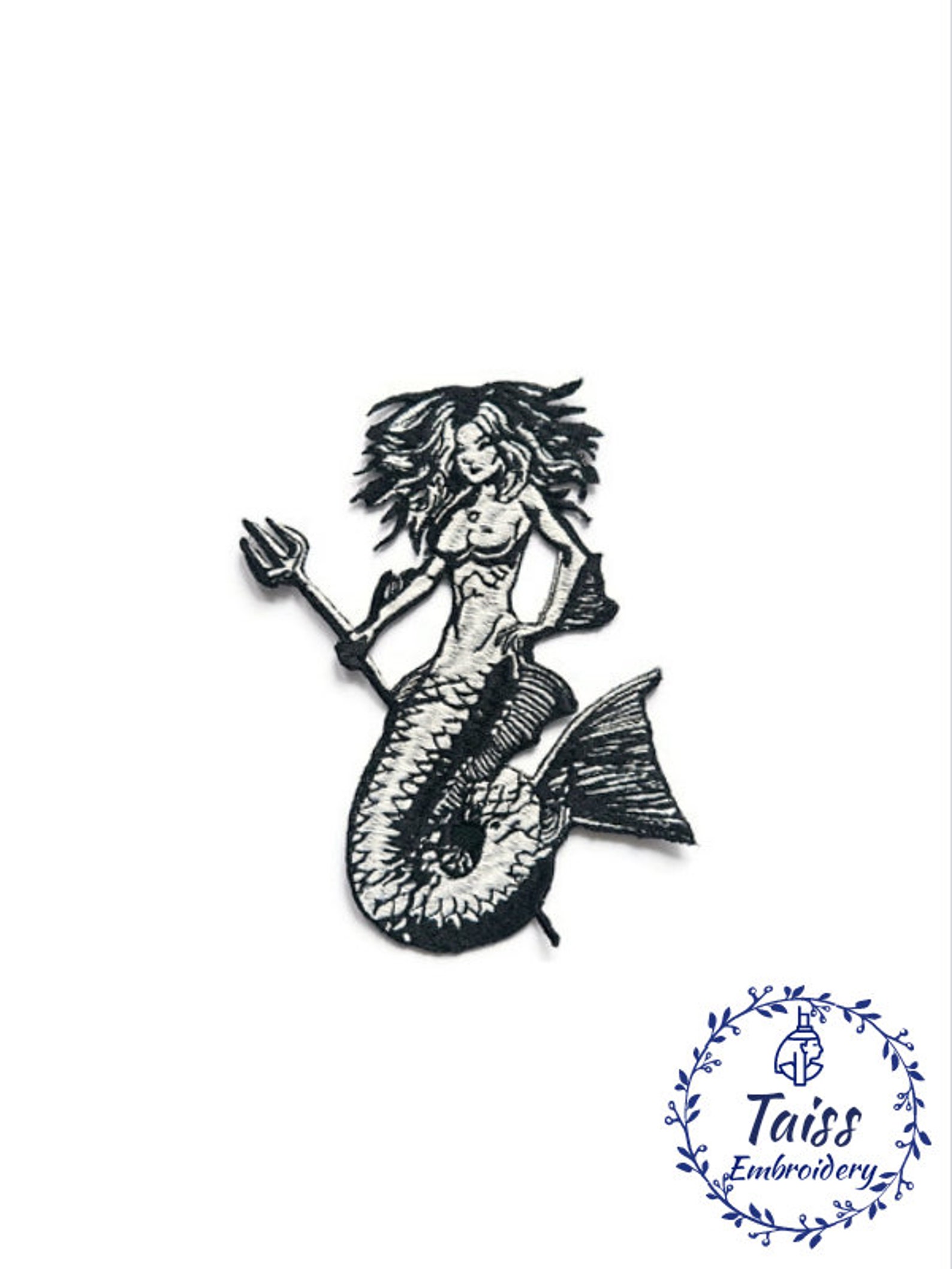 Mystic Mermaid Embellishment Sea Siren Iron-on Mermaid Magic Patch ...