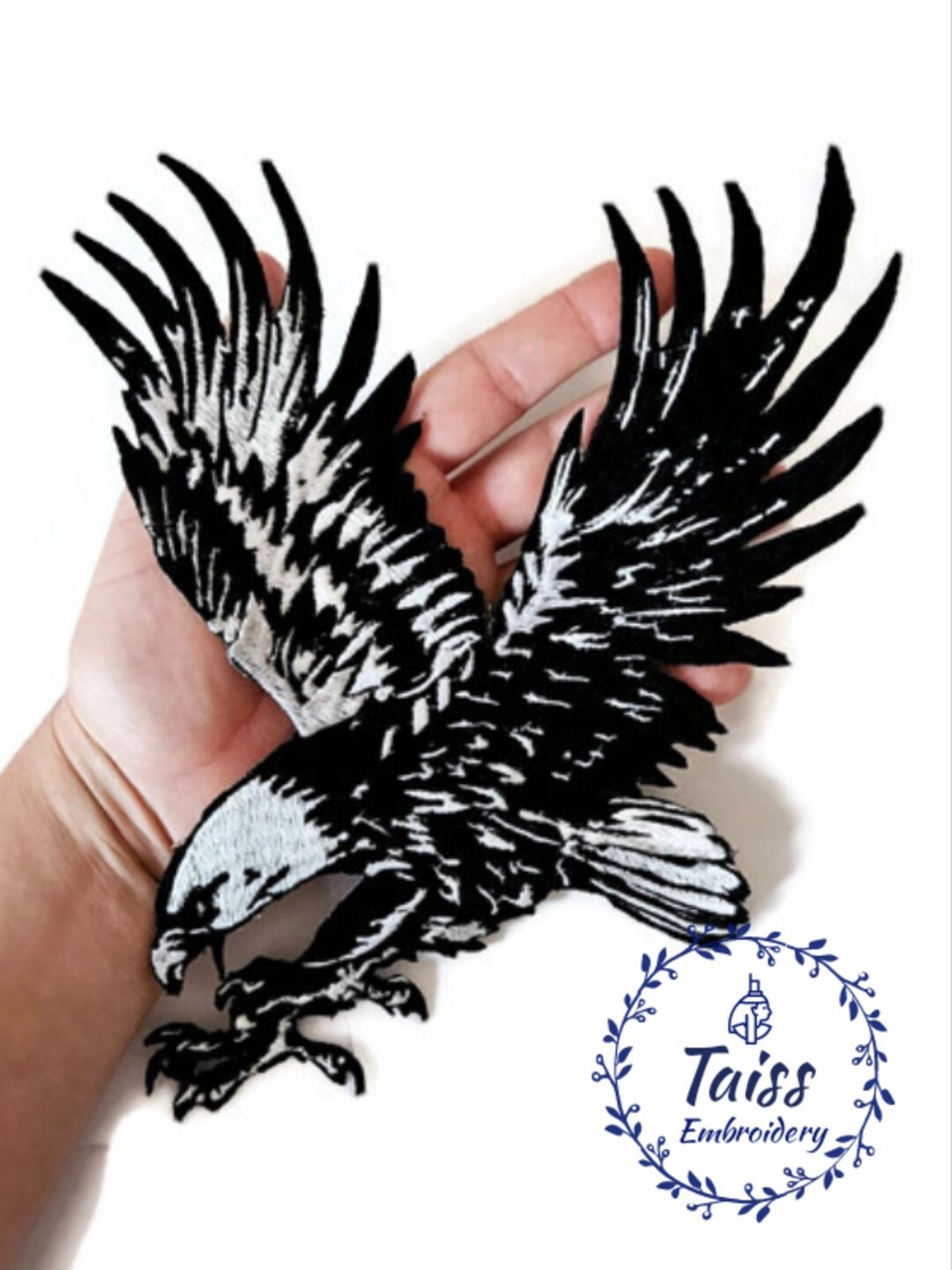 Eagle Iron on Patch, Large Patch, - Etsy