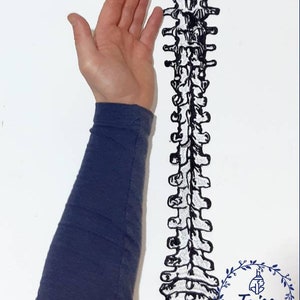 Spine Back Patch • Patch Bone • Large Patch Natural Size • Iron on ...