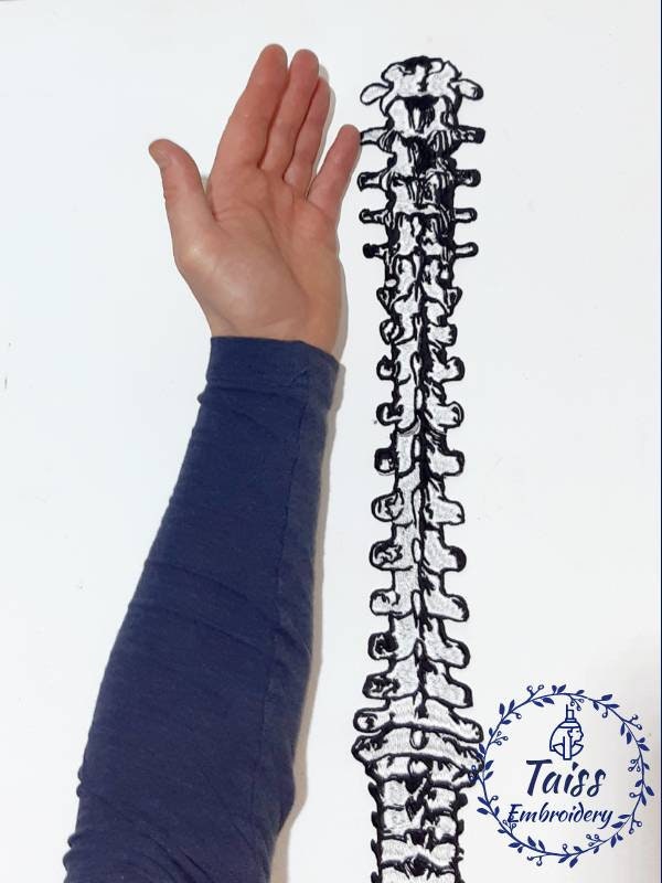 Spine Back Patch Patch Bone Large Patch Natural Size - Etsy