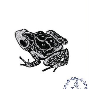 Frog, Toad Patch for Jacket, Goth Patch Embroidered Iron on Patch - Etsy