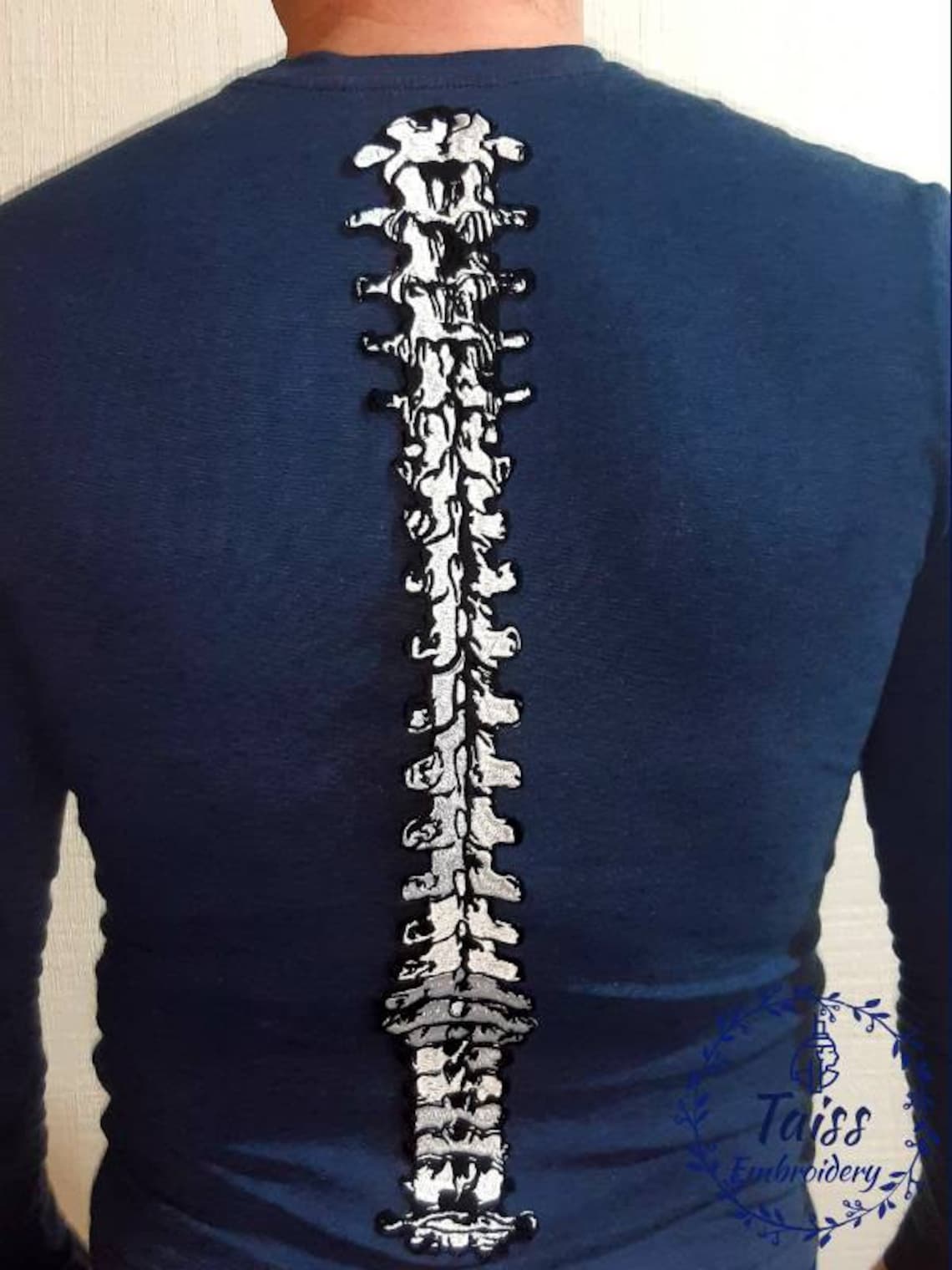 Spine Back Patch Patch Bone Large Patch Natural Size - Etsy