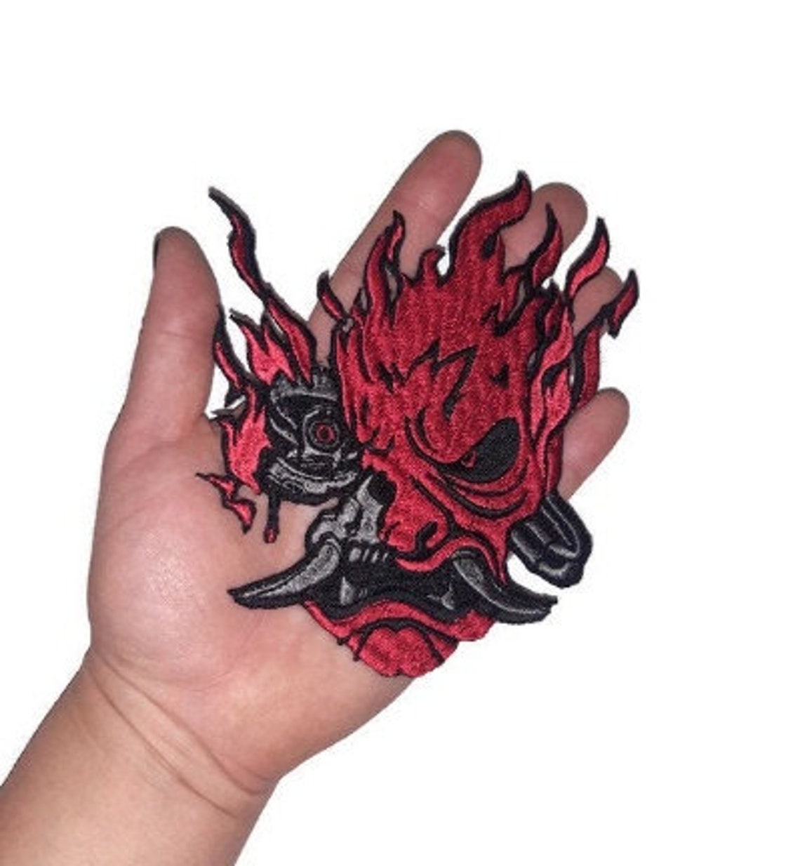 Cyberpunk patch Samurai patch Embroidered iron on patch | Etsy