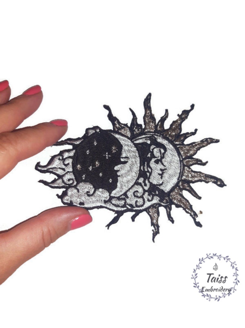 Celestial Patch, Sun and Moon , Star Patch, Astrology Patch, Iron on ...