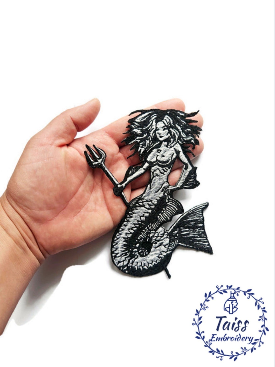 Mystic Mermaid Embellishment Sea Siren Iron-on Mermaid Magic Patch ...
