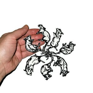 Rat King Embroidery Patch Iron-on 6.2x6.2 In - Etsy