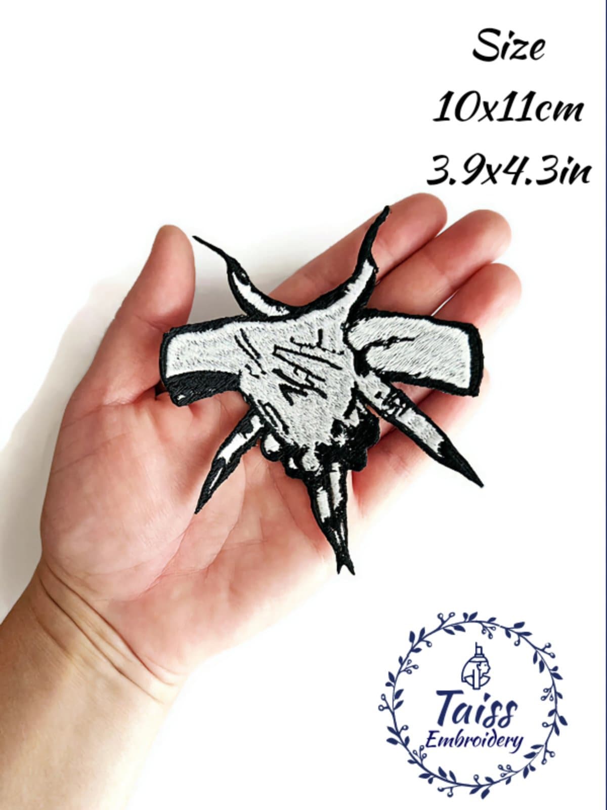Goth Patch Hands Punk Large Iron-on Patch Pentagram - Etsy